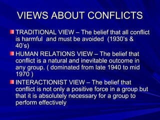Conflicts | PPT | Free Download