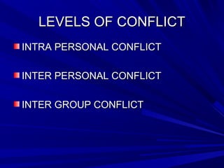 Conflicts | PPT | Free Download