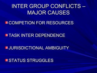 Conflicts | PPT