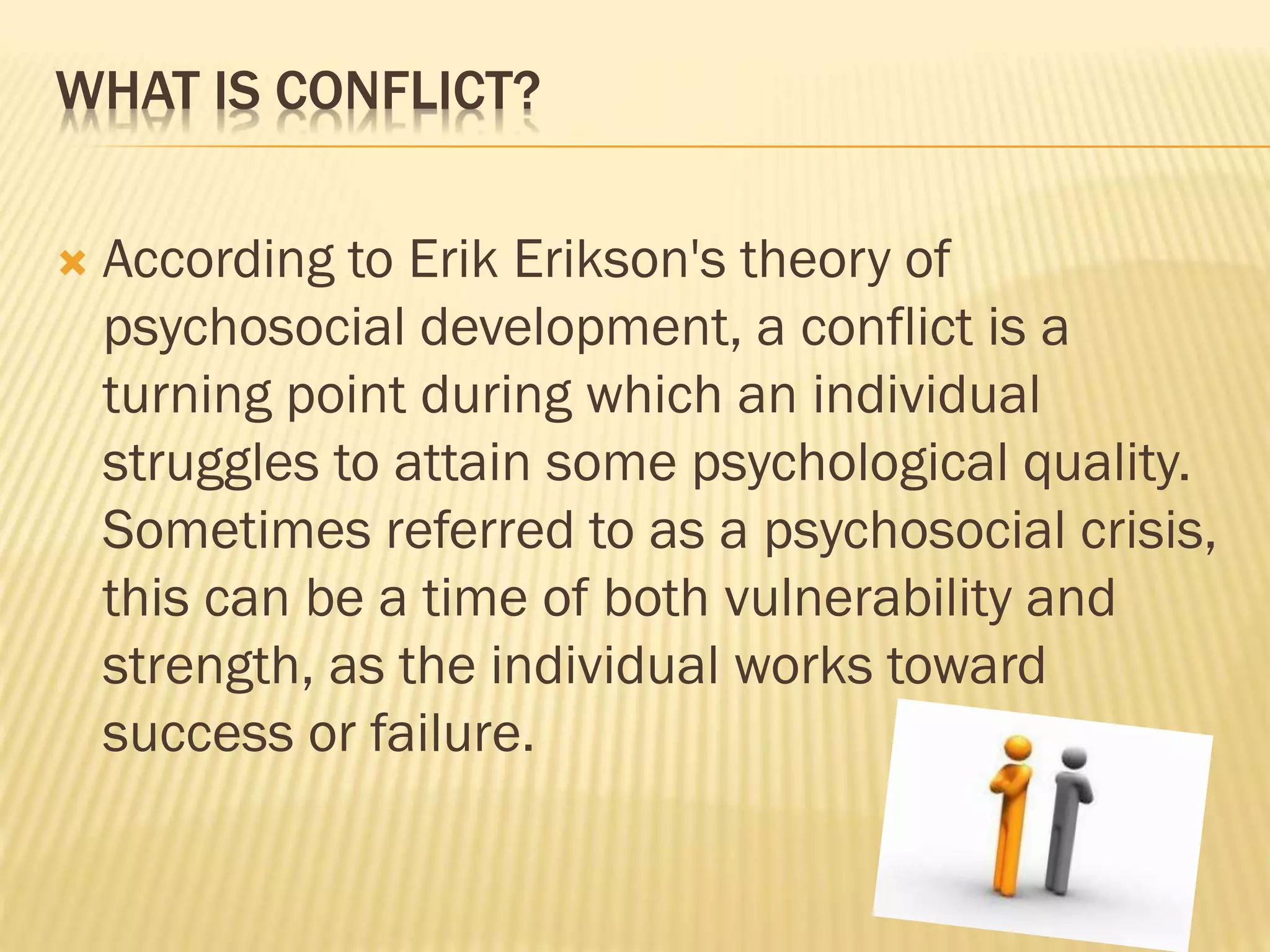 Conflicts (social psychology) | PPTX