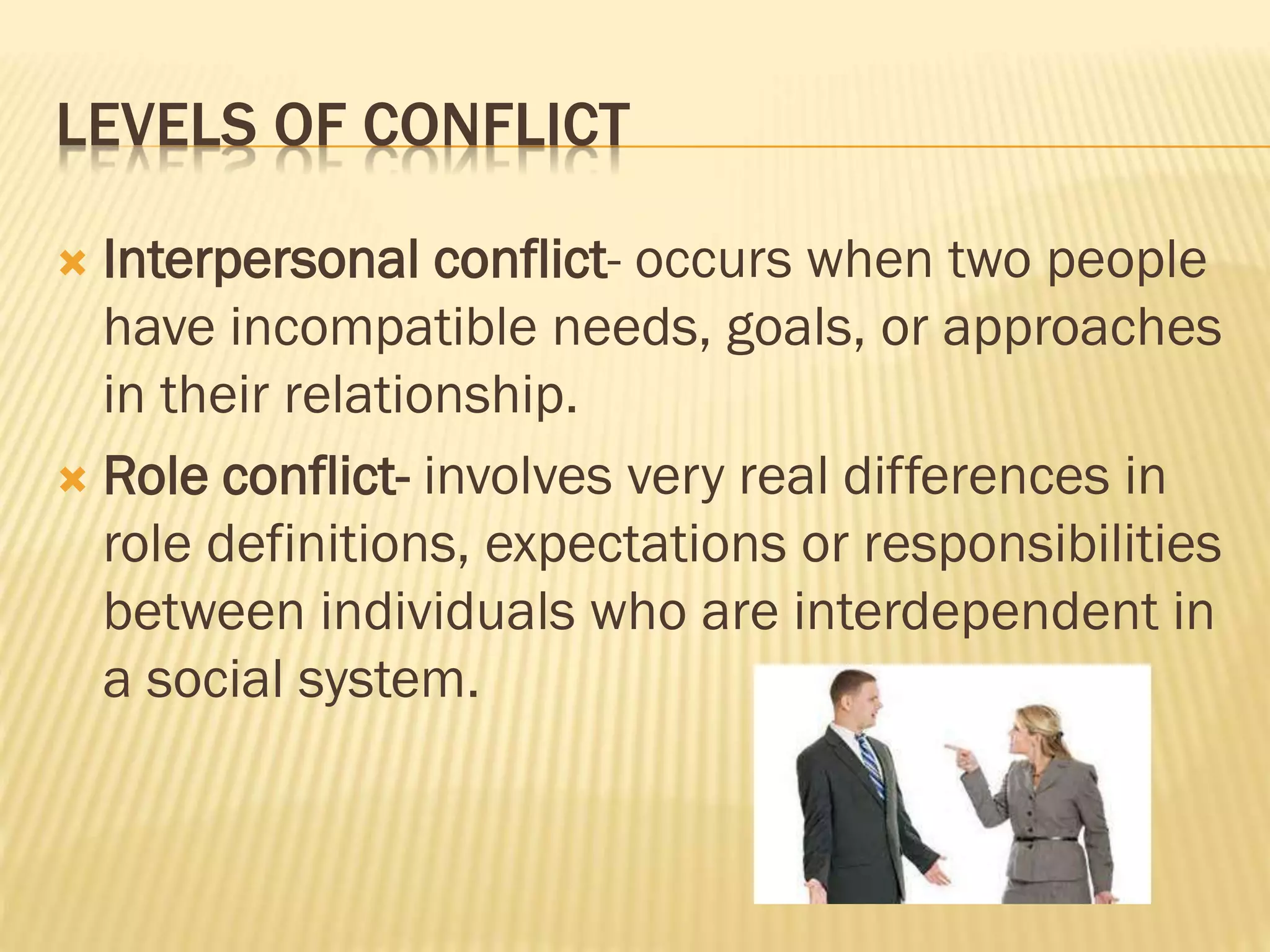 Conflicts (social psychology) | PPTX