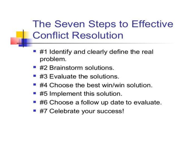Conflicts | PPT