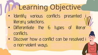 Different Types of Conflicts in Literature.pptx | Fiction | Books and ...