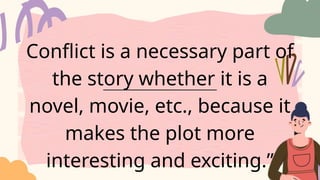 Different Types of Conflicts in Literature.pptx | Fiction | Books and ...