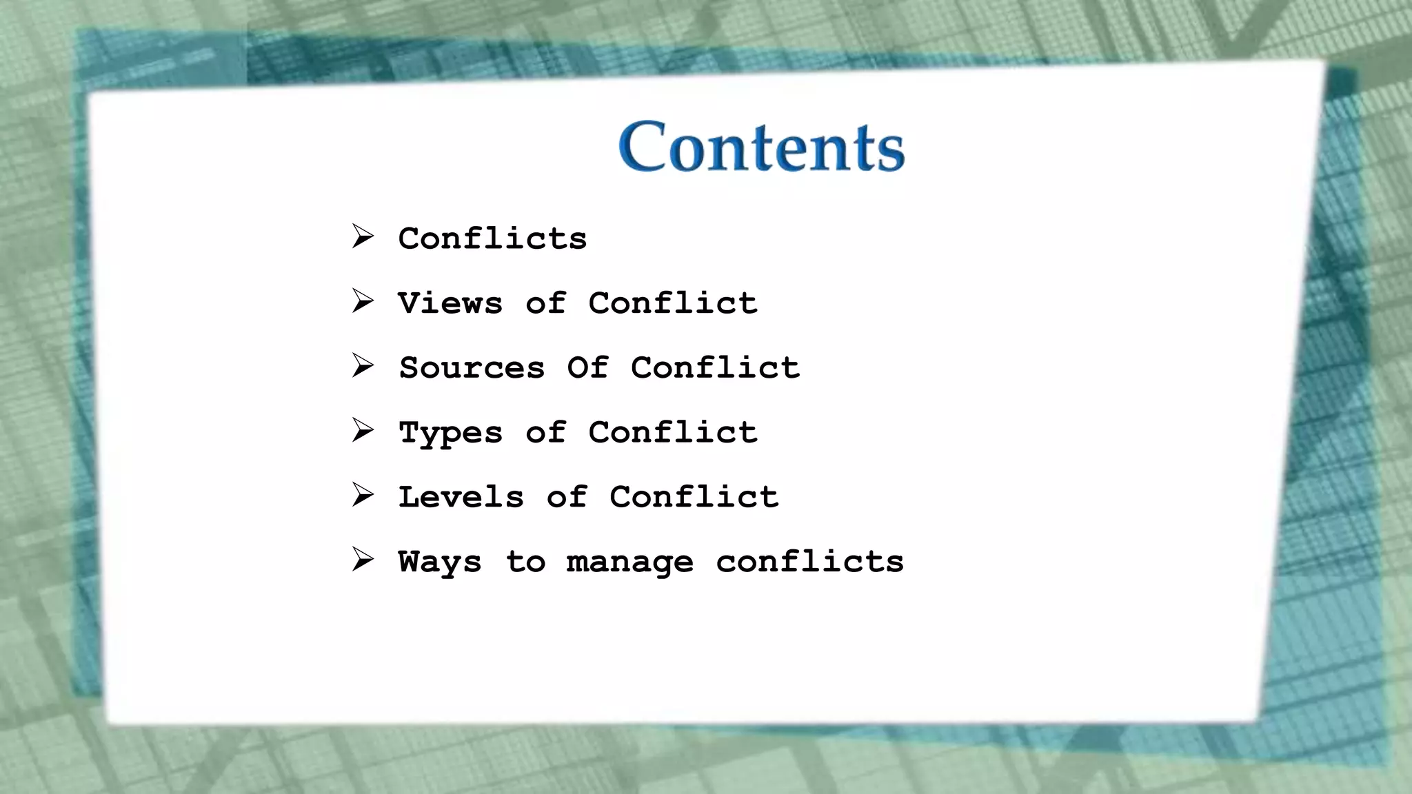 Conflict management wrt to sales and distribution | PPTX