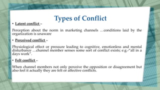 Conflict management wrt to sales and distribution | PPTX