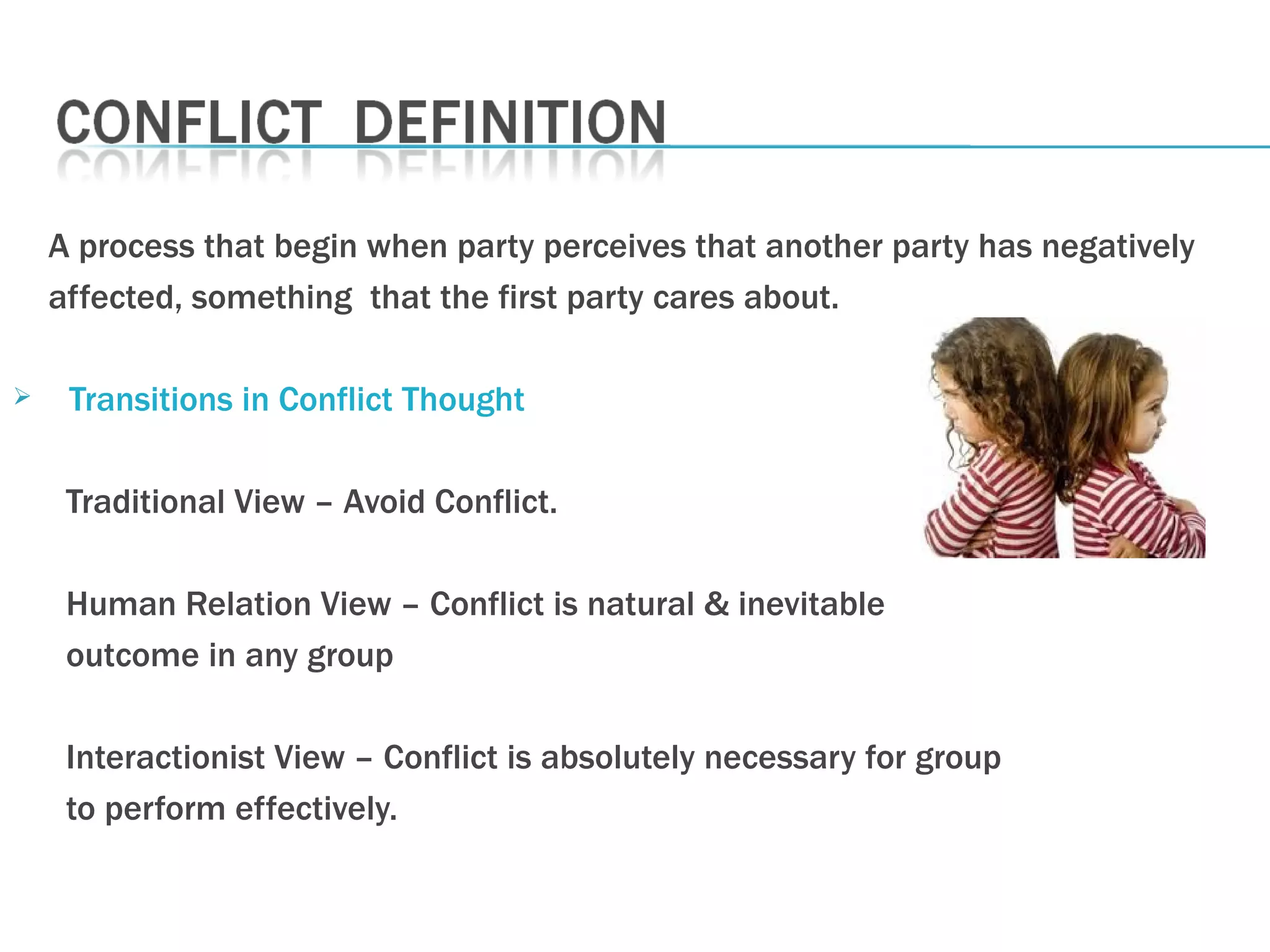Conflicts and negotiation | PPT
