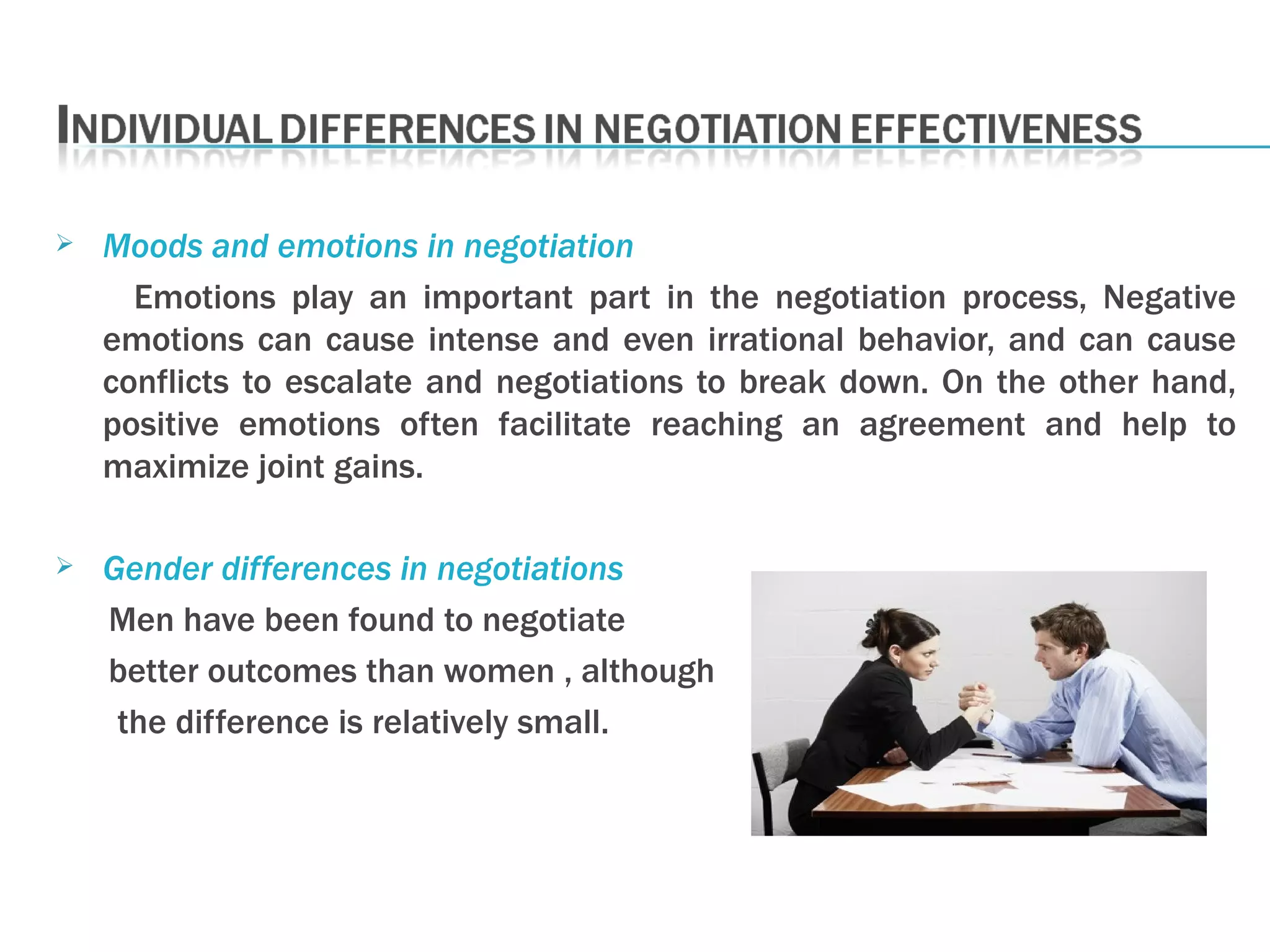 Conflicts and negotiation | PPT