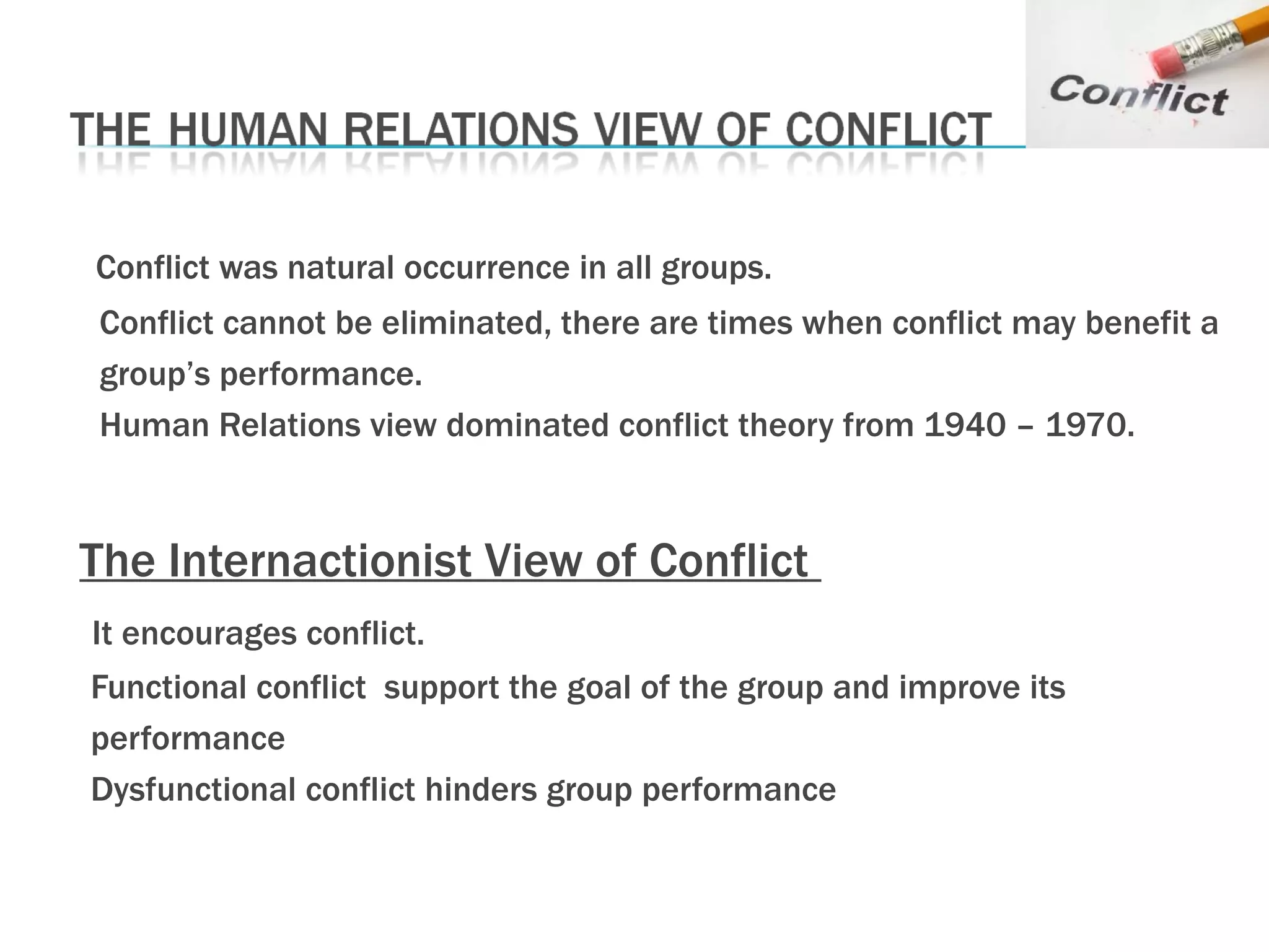 Conflicts and negotiation | PPT