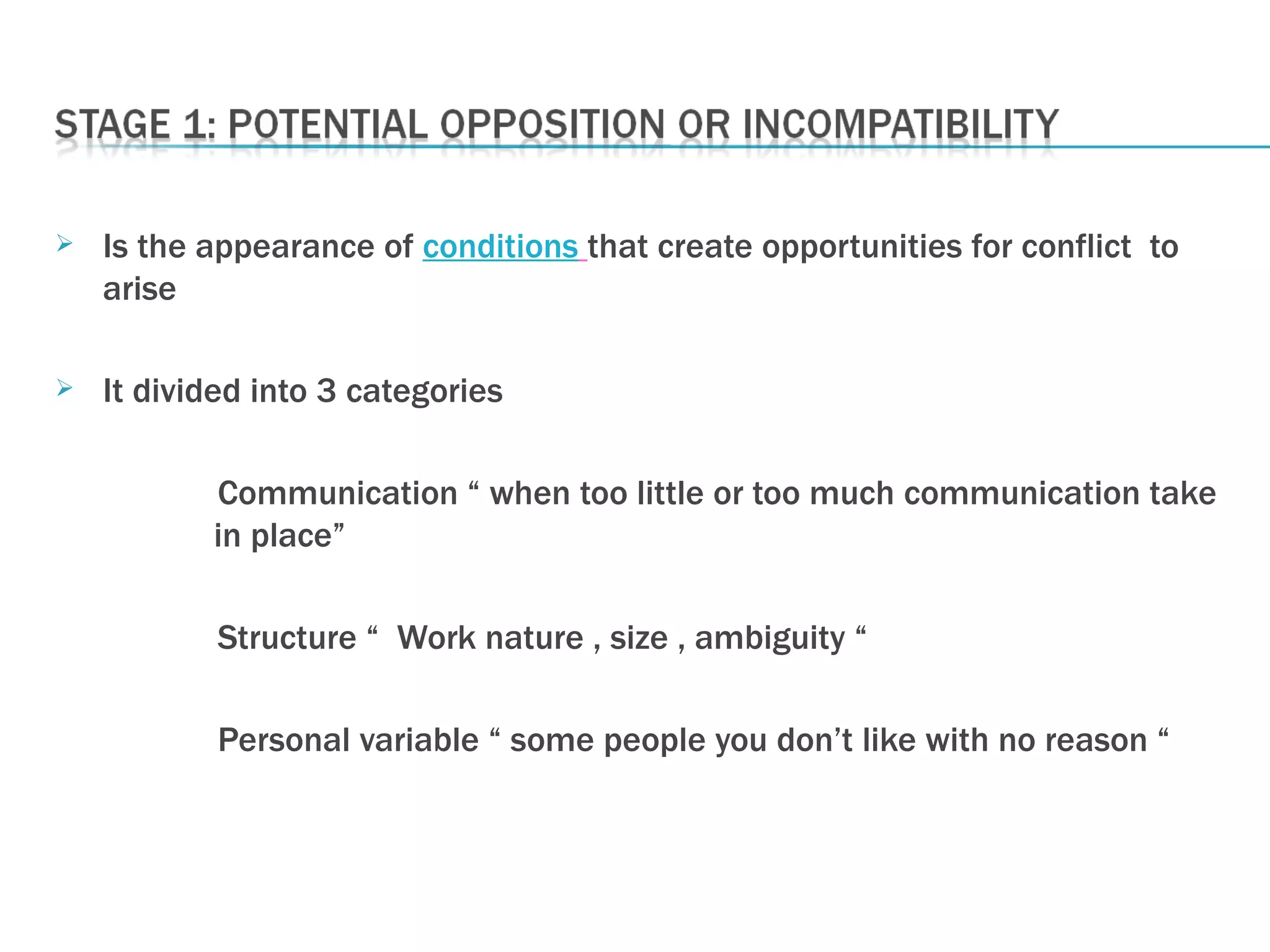 Conflicts and negotiation | PPT