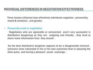 Conflicts and negotiation | PPT