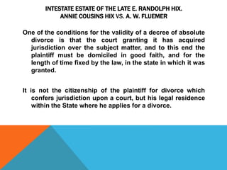 Conflicts - Divorce and Related laws in the Philippines.pptx