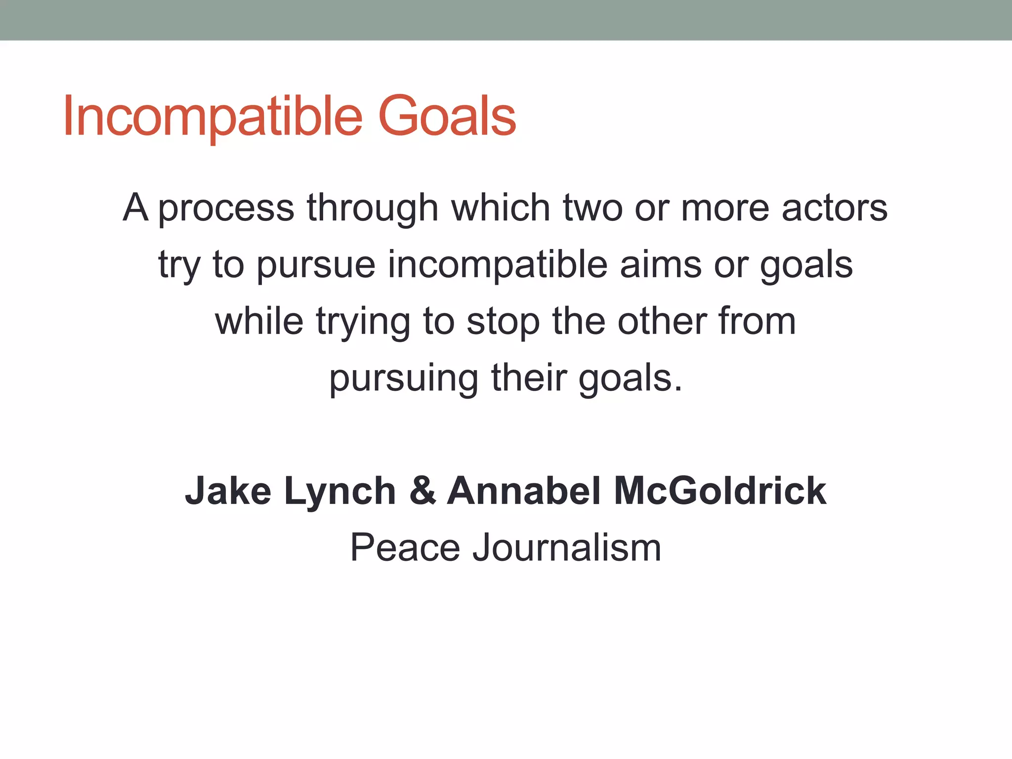 Conflict sensitivity | PPTX