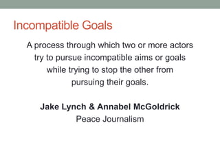 Conflict sensitivity | PPTX