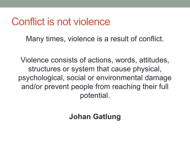 Conflict sensitivity | PPTX