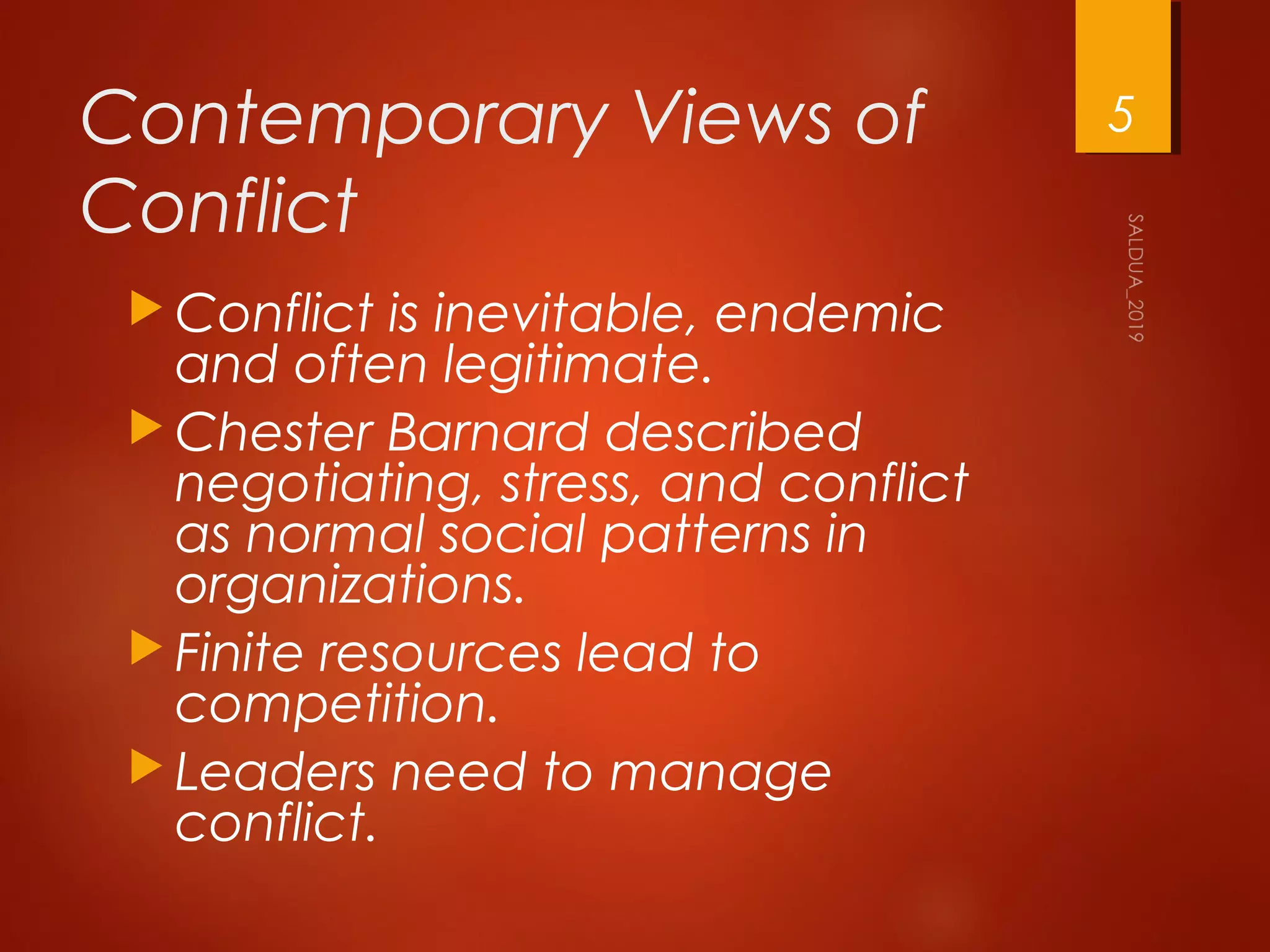 Conflicts in organizations | PPT