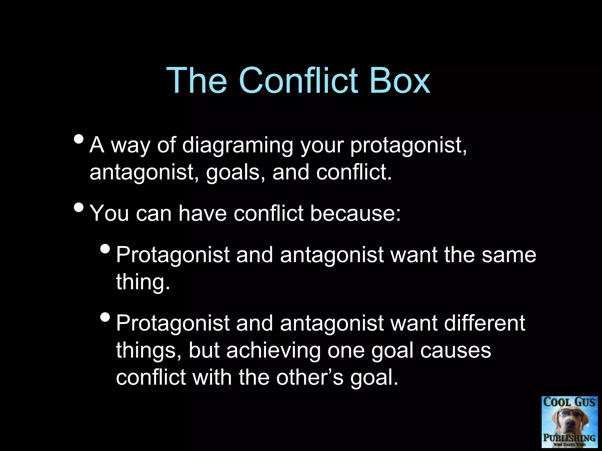 The Conflict Box by Bob Mayer (updated 2016) | PPTX