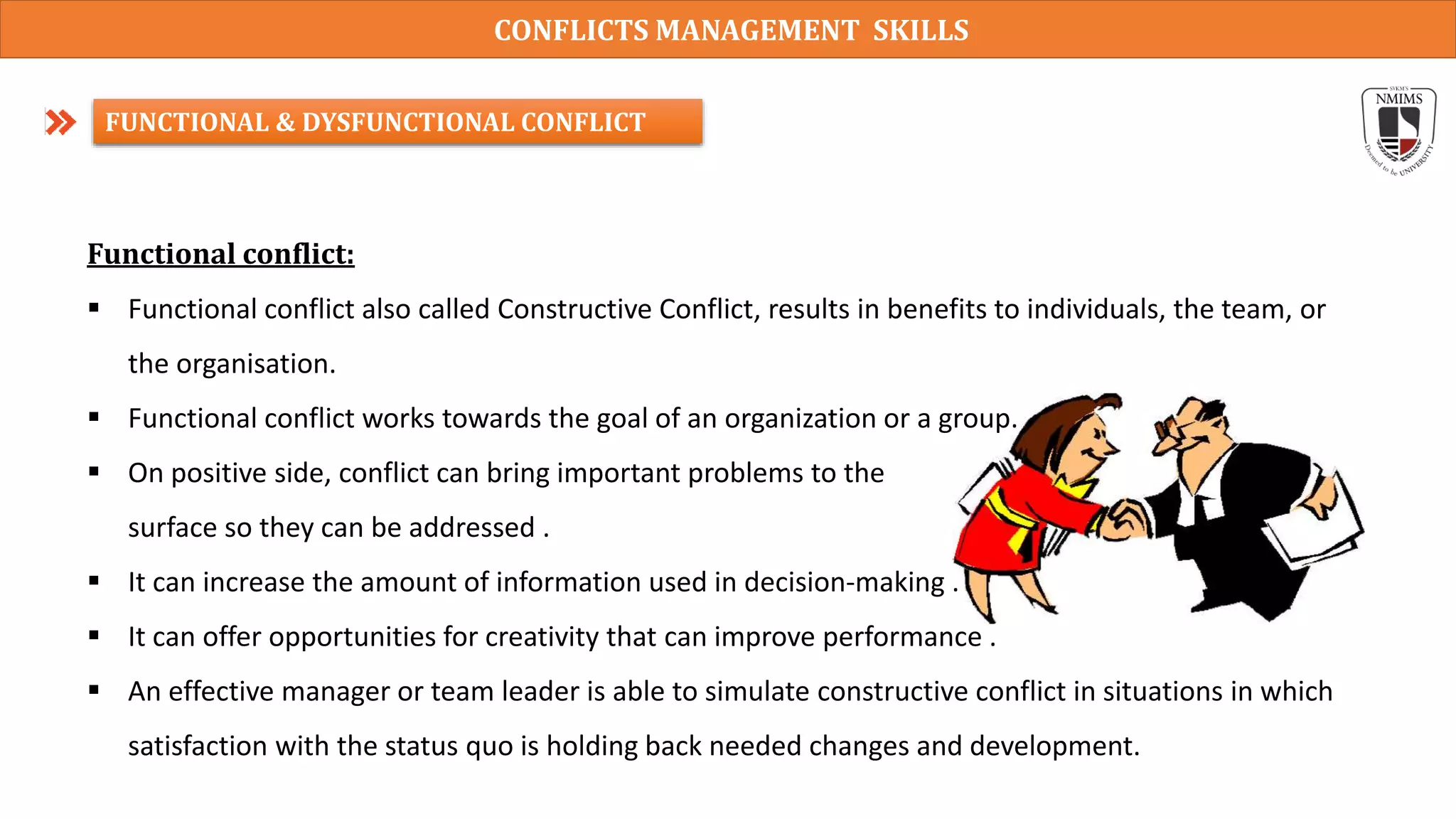 Conflicts Management Skills | PPTX