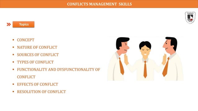 Conflicts Management Skills | PPT