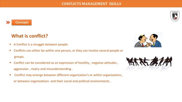 Conflicts Management Skills | PPT