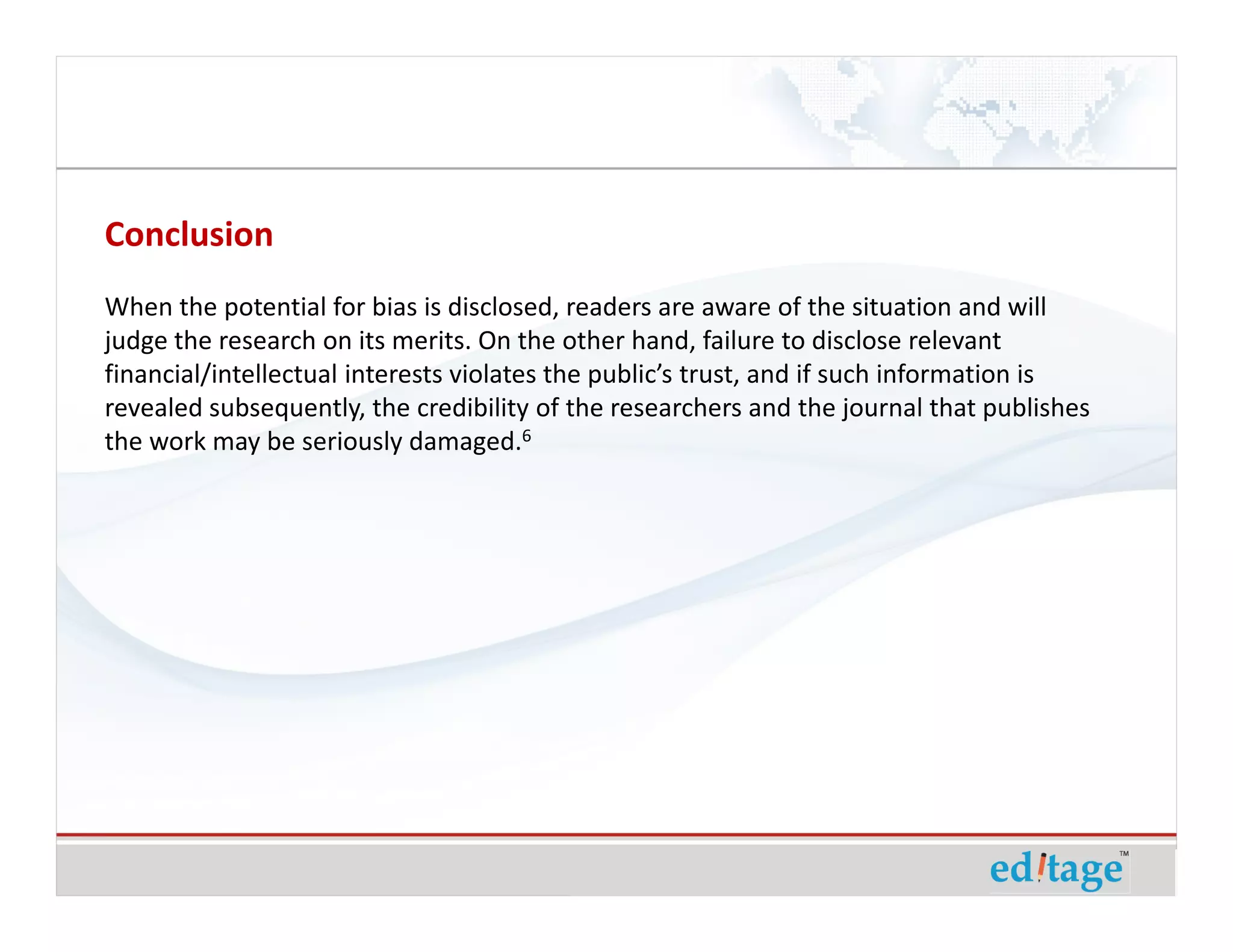 Conflicts of interest | PDF