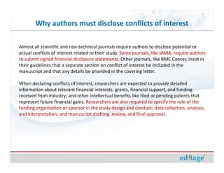 Conflicts of interest | PDF