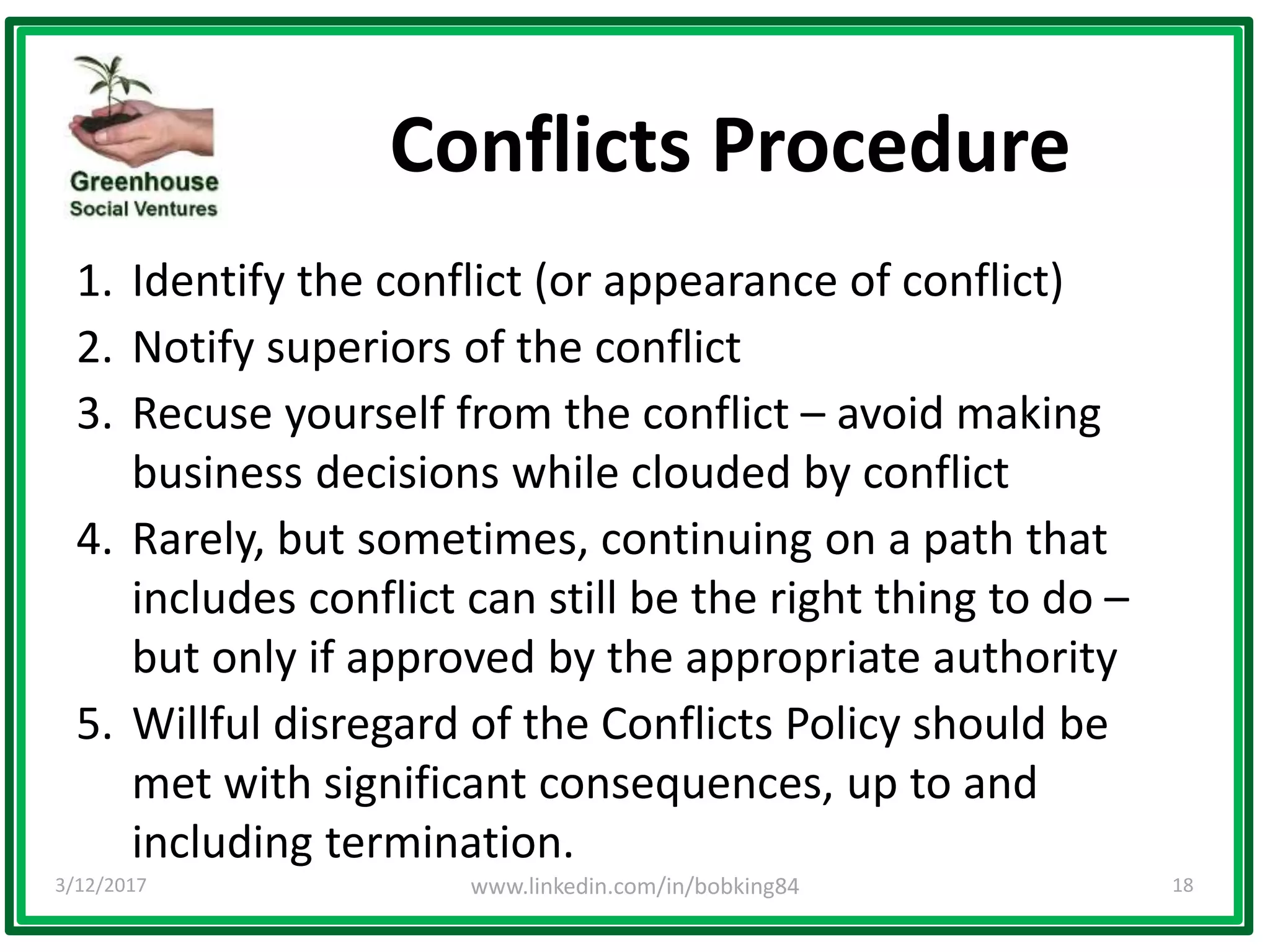 Conflicts of Interest | PPTX