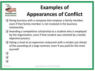 Conflicts of Interest | PPTX