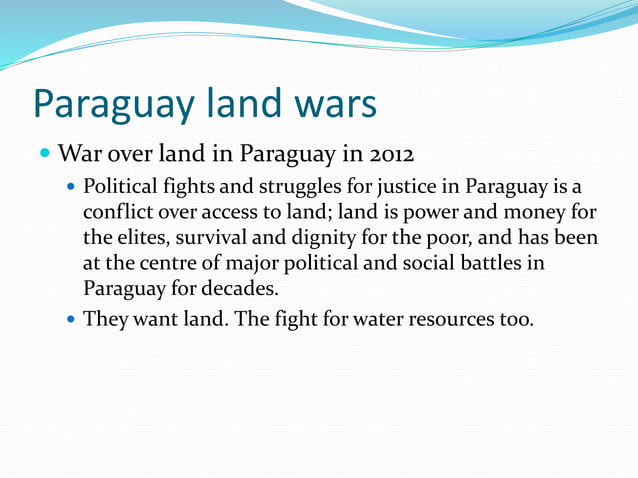 Conflicts over resources | PPTX | Geography | Science