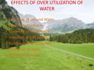 Conflicts over water | PPTX