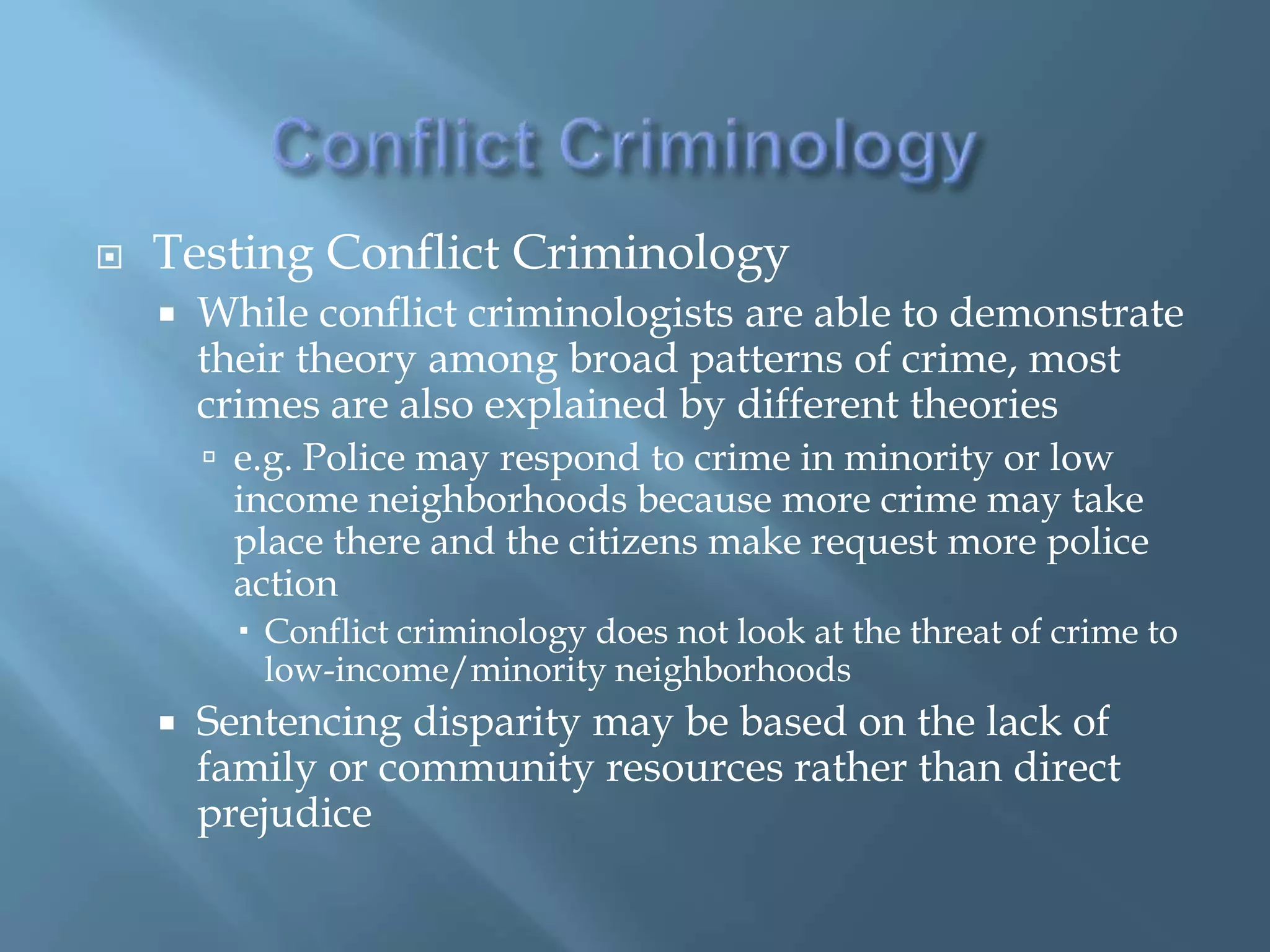 Conflict theories | PPTX