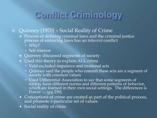 Conflict theories | PPTX