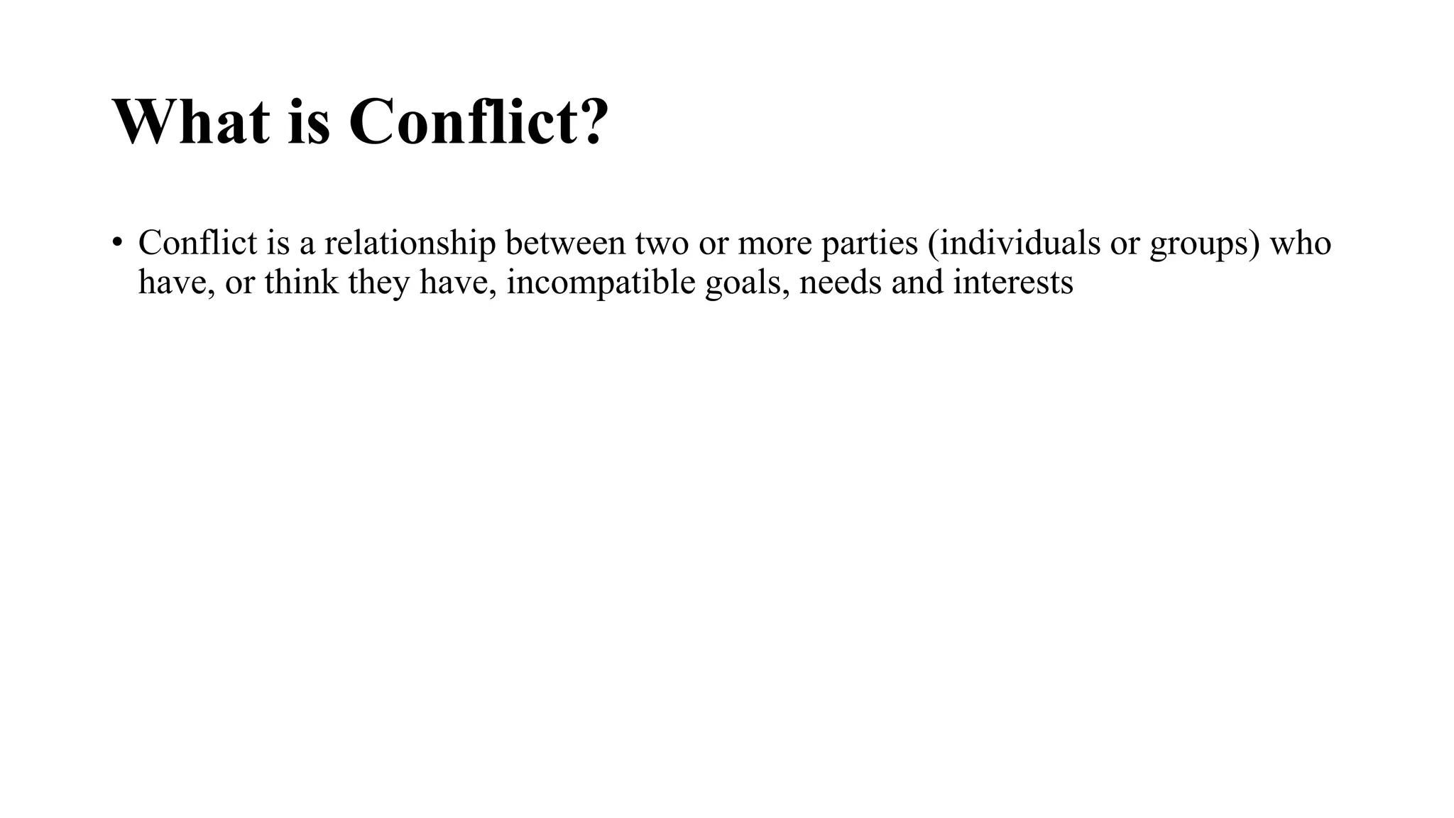 Conflict Theories by Abid Zafar | PPTX