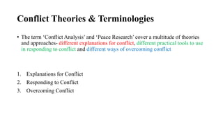 Conflict Theories by Abid Zafar | PPTX