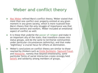 Conflict theory | PPTX