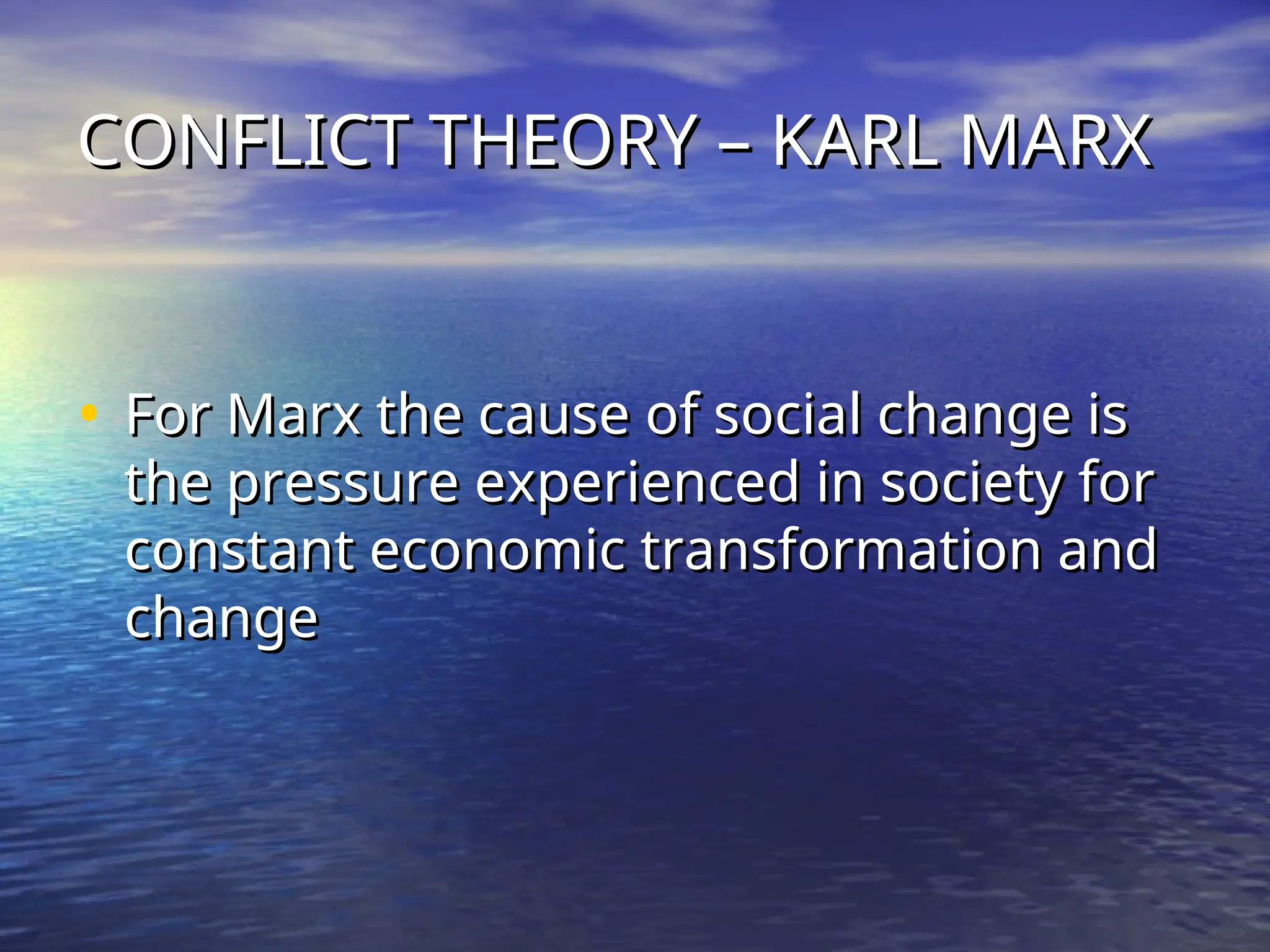 Conflict Theory - understanding inequality.ppt