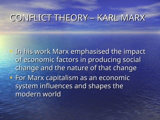 Conflict Theory - understanding inequality.ppt
