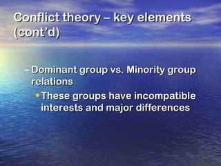Conflict Theory - understanding inequality.ppt