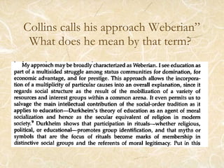 Conflict Theory Collins | PPT