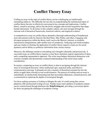 Conflict Theory Essay.pdf