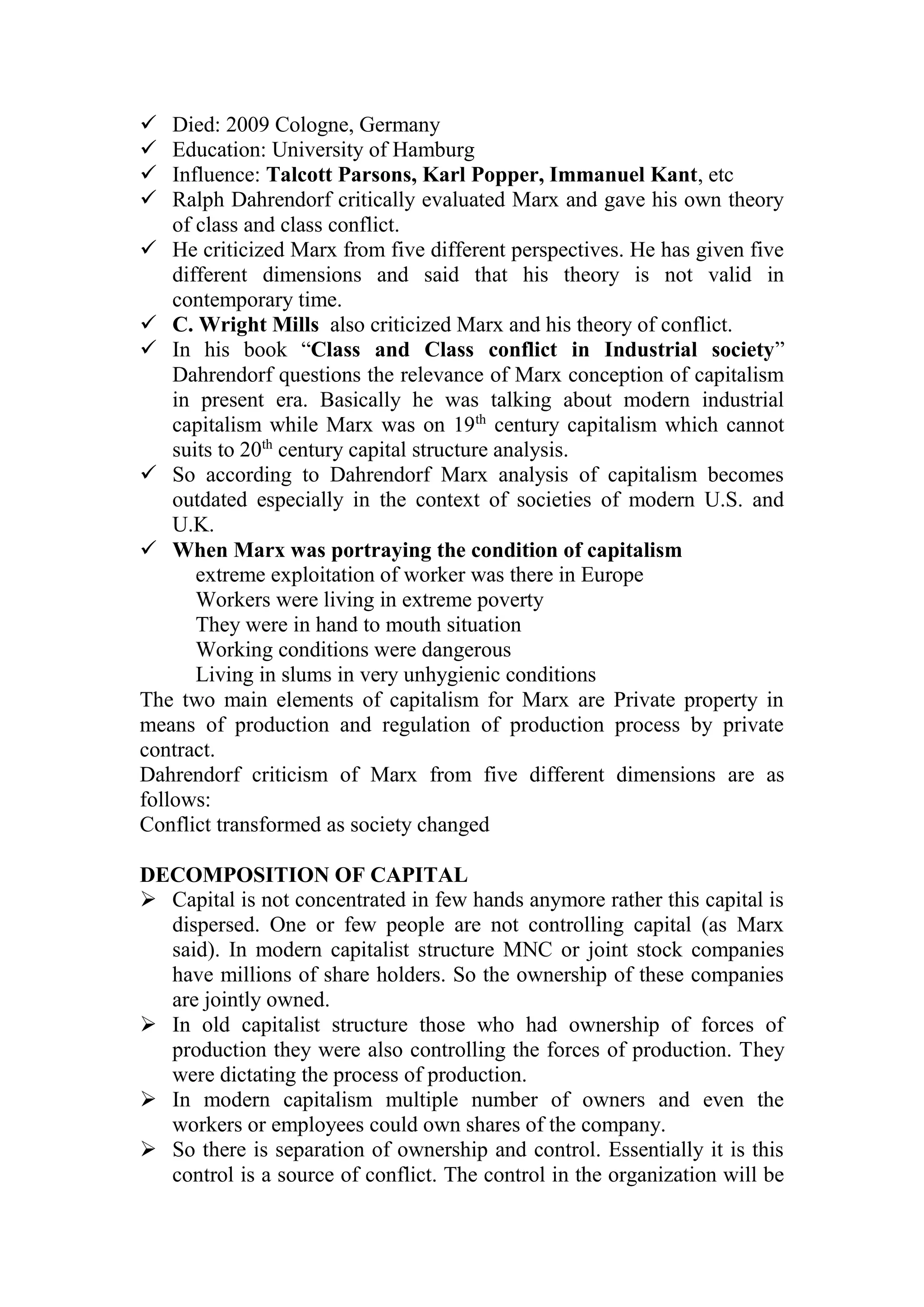CONFLICT THEORY OF RALPH DAHRENDORF BY DR SAROJ.doc