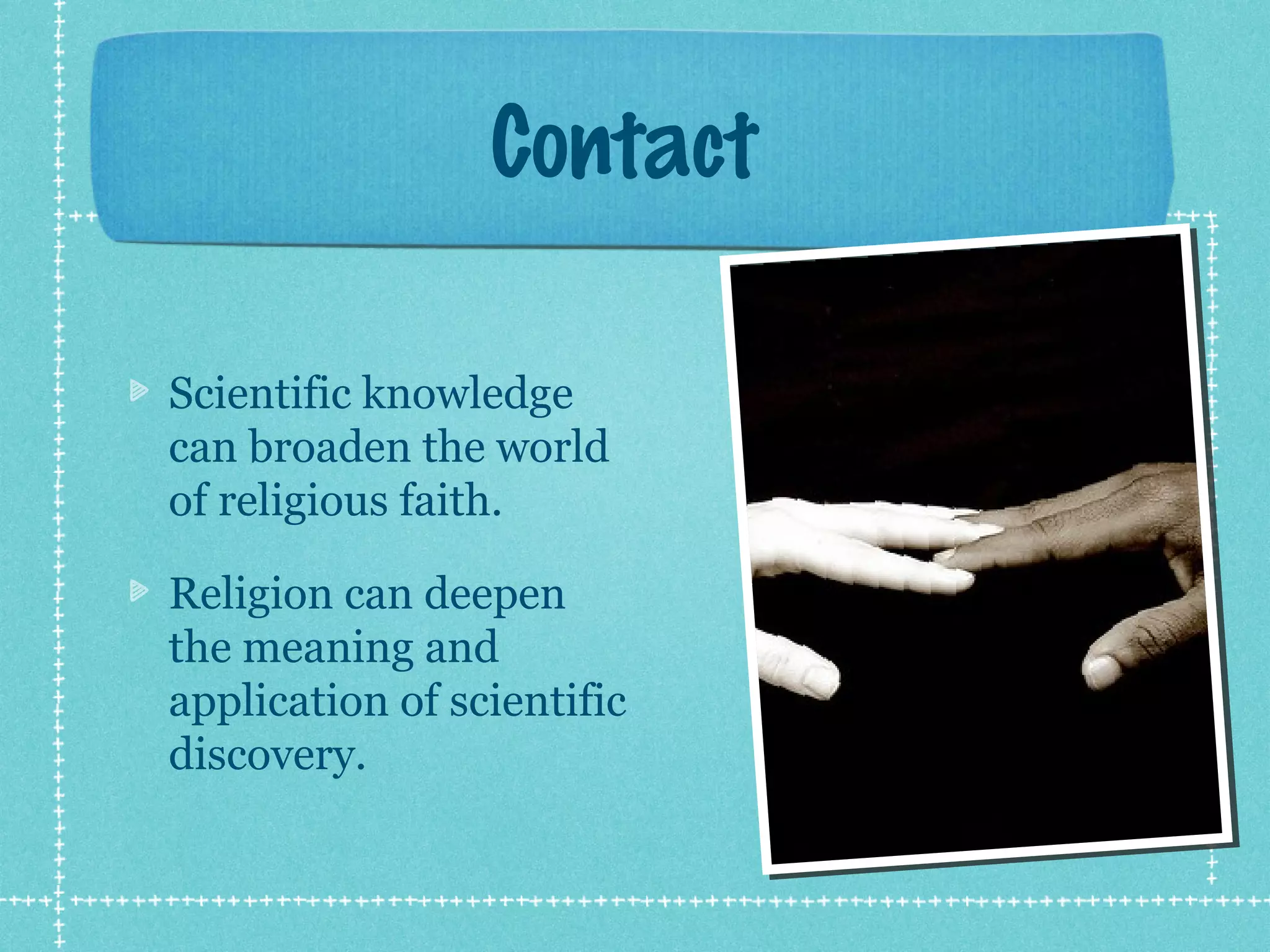 Science & Religion: Conflict or Conversation? | PPT