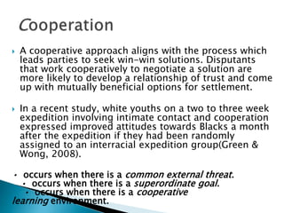 Conflict (types and causes),conflict resolution | PPTX