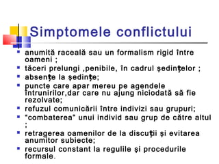 Conflictul | PPT