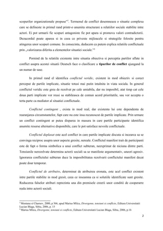 Conflictul interpersonal | DOC