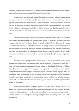 Conflictul interpersonal | DOC