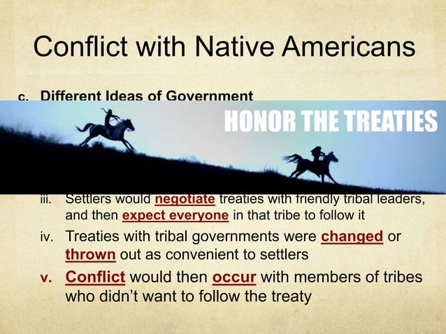 Conflict with Native Americans | PPTX | Genealogy and Ancestry ...