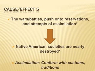 Conflict with native americans(8) | PPT