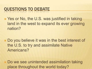 Conflict with native americans(8) | PPT