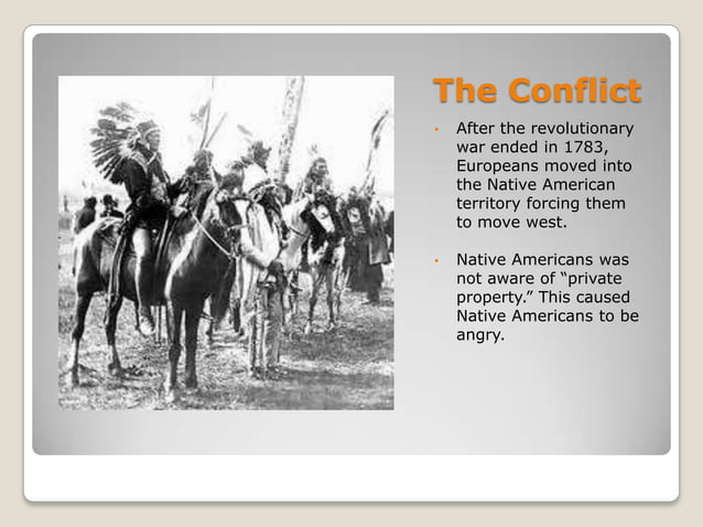 Conflict with native americans | PPTX